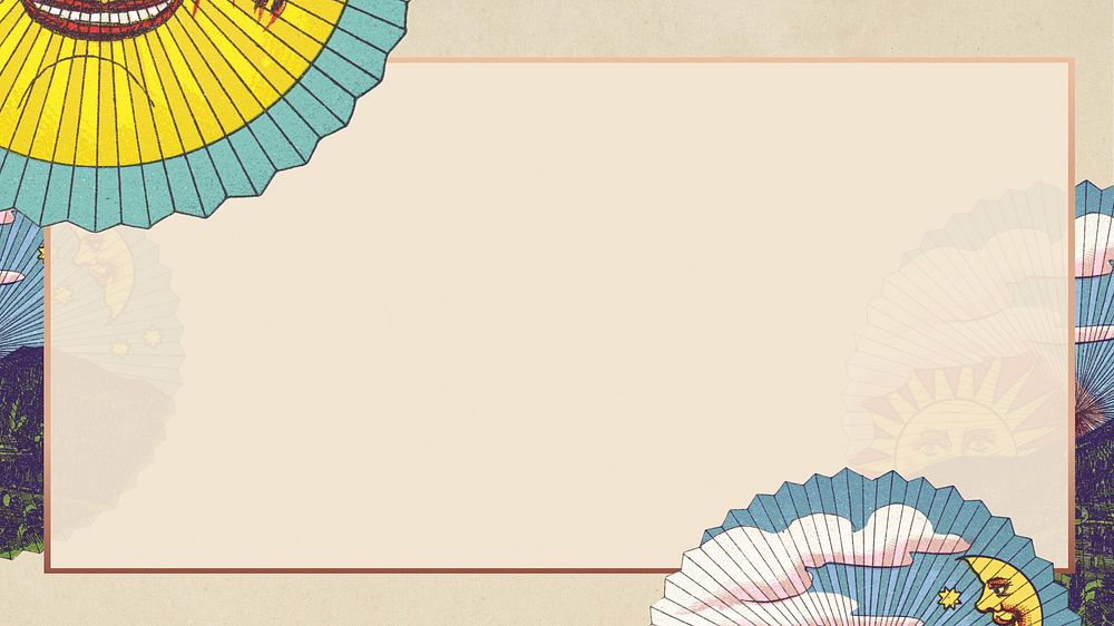 Beige circle origami frame desktop | Premium Photo - rawpixel