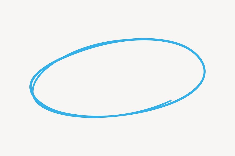 Cute hand drawn oval, message | Premium Vector - rawpixel