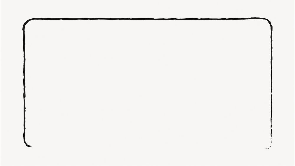 Rectangular opened box frame, simple | Premium Vector - rawpixel