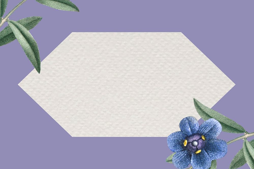 Floral frame background, purple design | Premium Photo - rawpixel