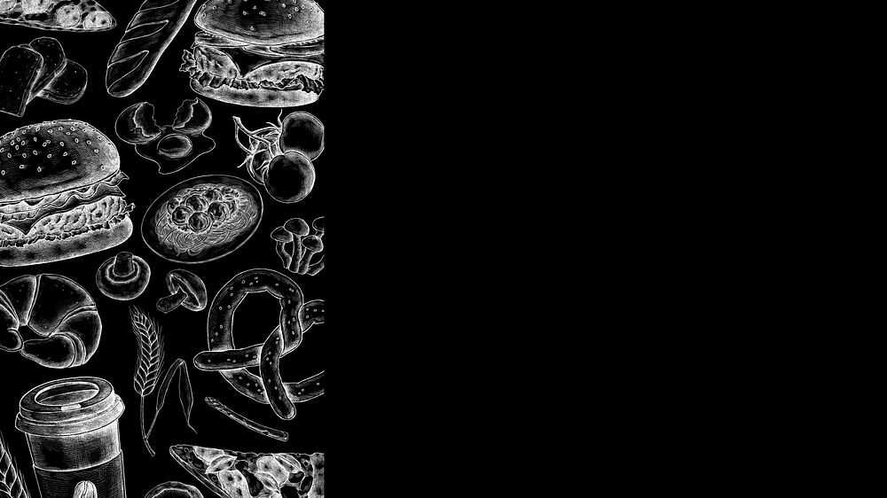 Food illustration desktop wallpaper | Free Photo - rawpixel