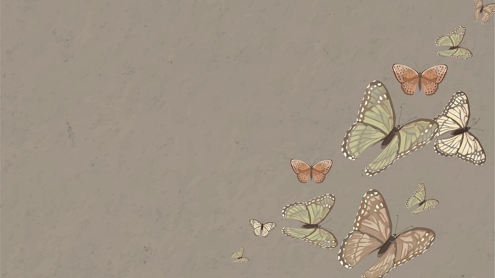 Aesthetic butterfly nature desktop wallpaper | Premium Photo - rawpixel