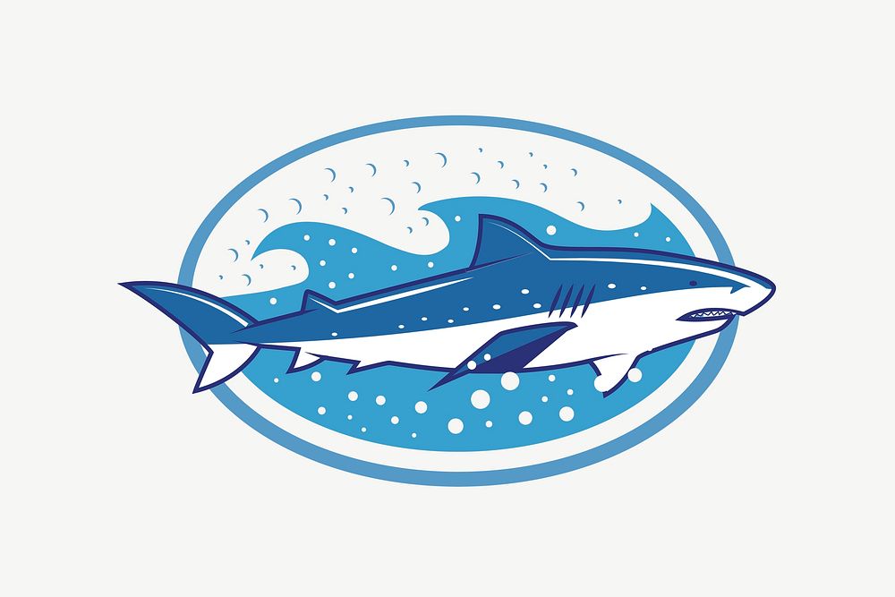 Shark clip art psd | Free PSD - rawpixel