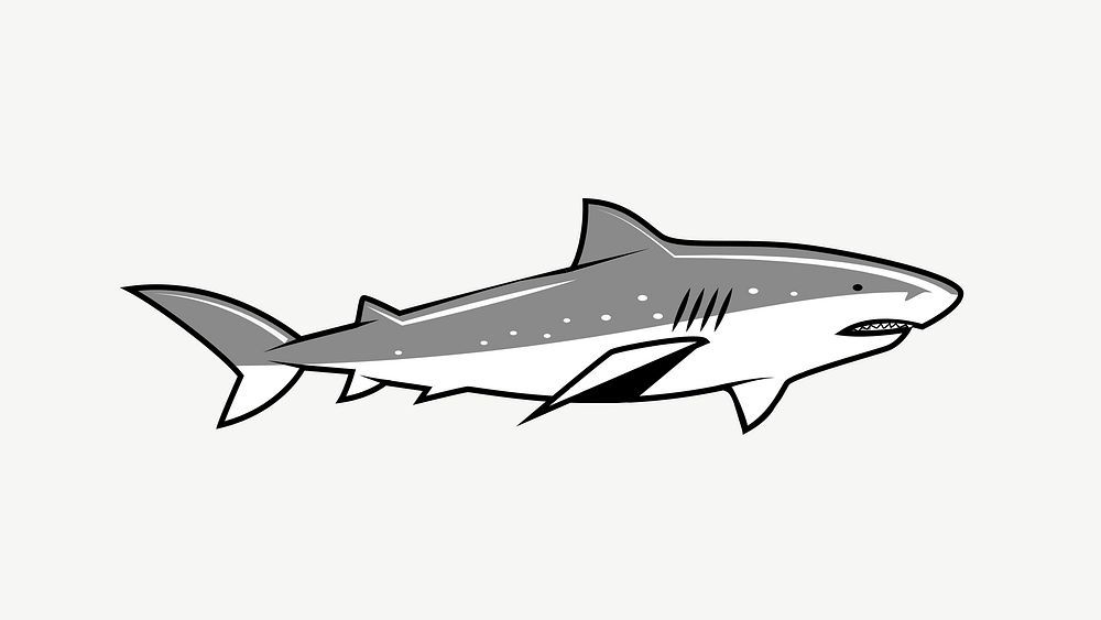 Shark grey color clip art | Free PSD - rawpixel