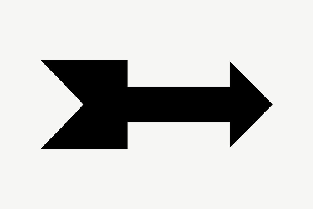 Black arrow clip art psd | Free PSD - rawpixel