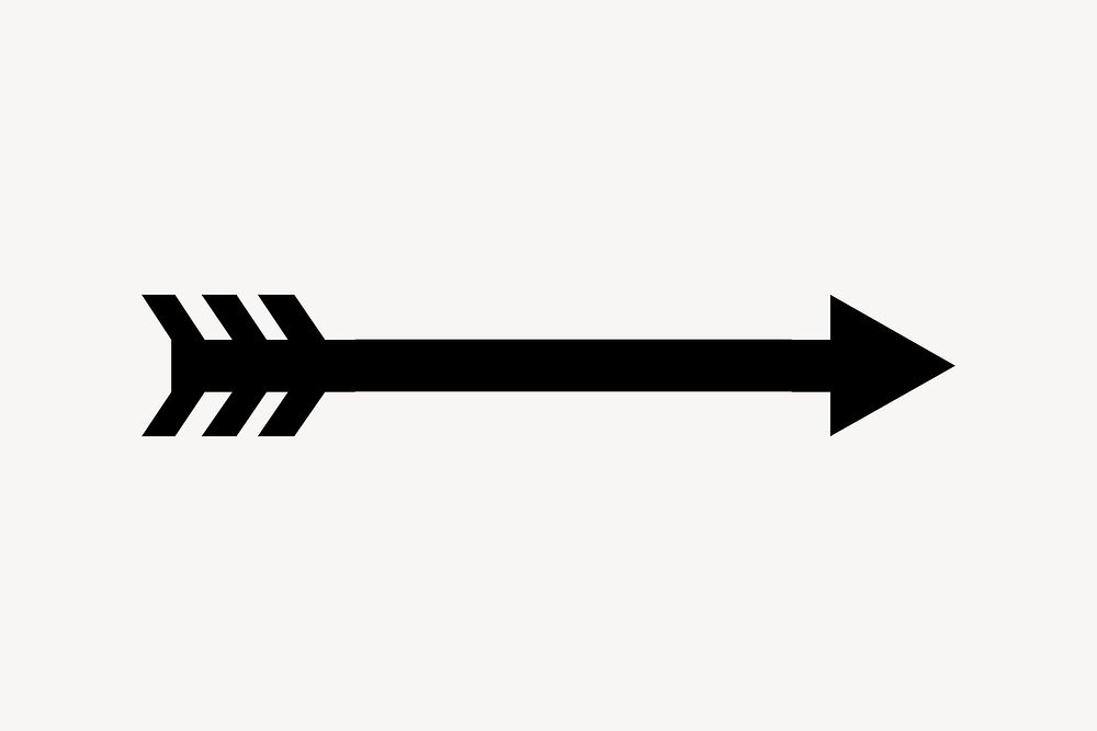 Black arrow image element | Free Photo Illustration - rawpixel