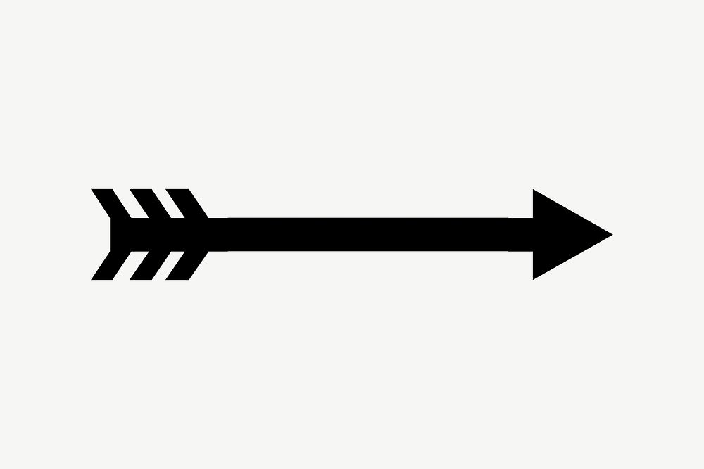 Black arrow design element psd | Free PSD - rawpixel