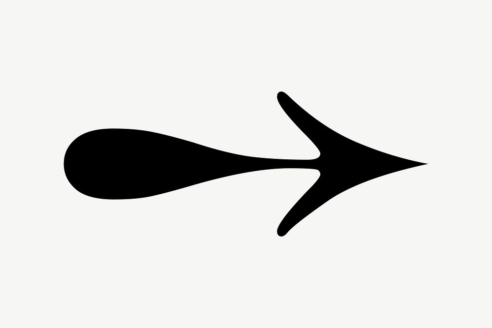Black arrow clip art psd | Free PSD - rawpixel
