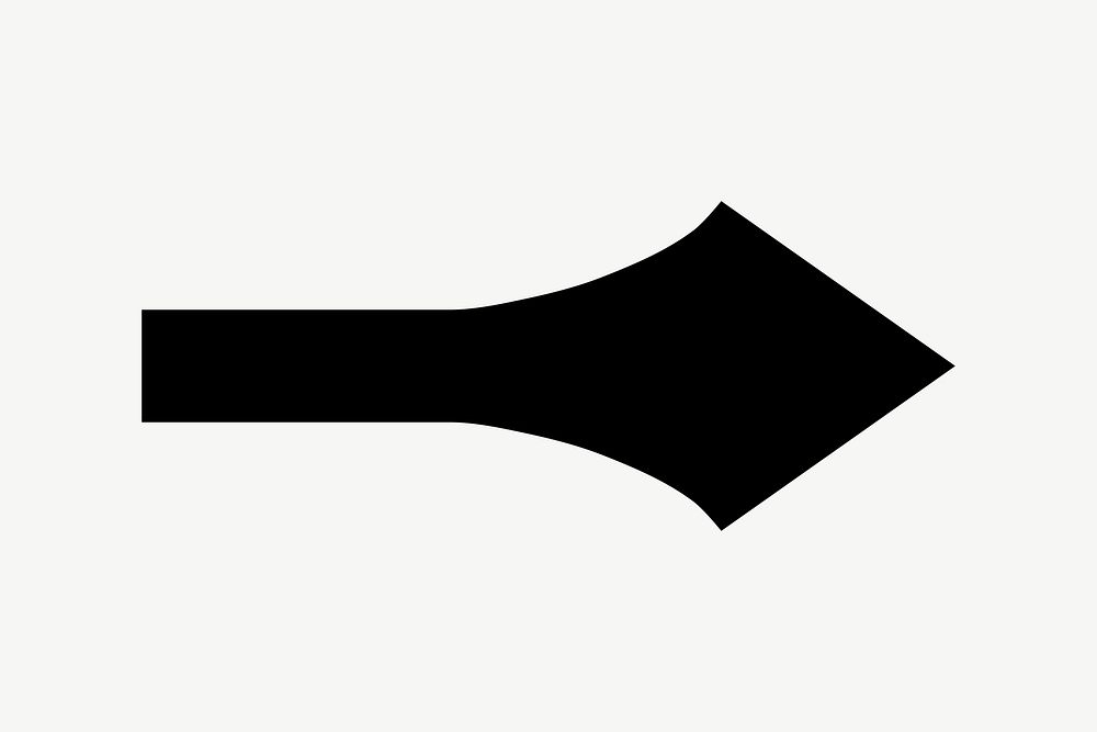 Black arrow clip art psd | Free PSD - rawpixel