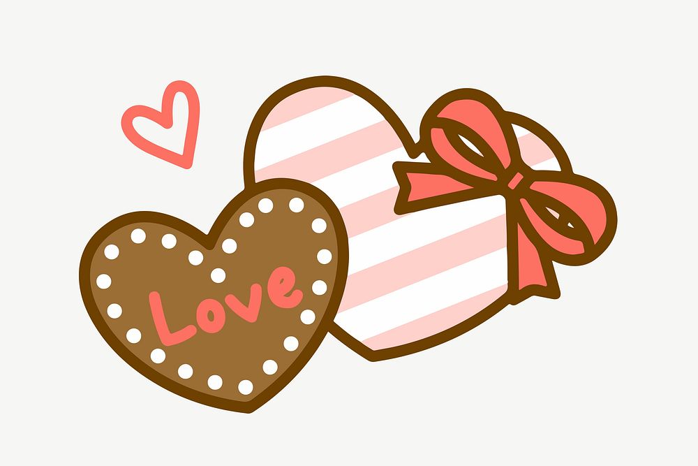 Valentine day candies clip art | Free PSD - rawpixel