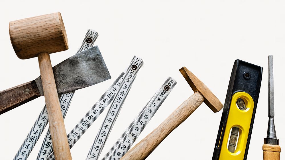 Flat lay various technician tools | Premium Photo - rawpixel