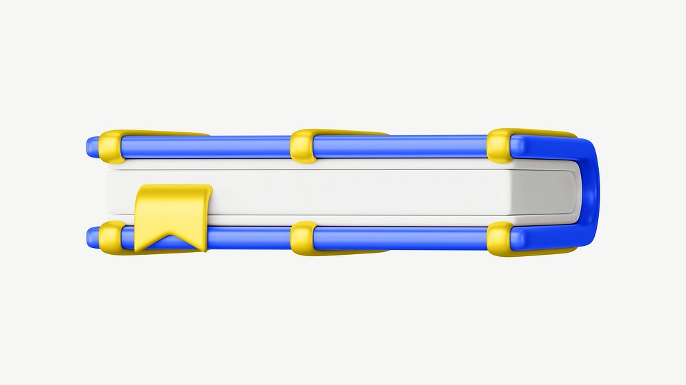 3D blue book, collage element | Premium PSD - rawpixel