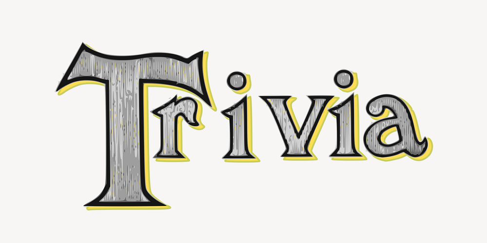 Trivia word, cowboy country style | Free Photo Illustration - rawpixel
