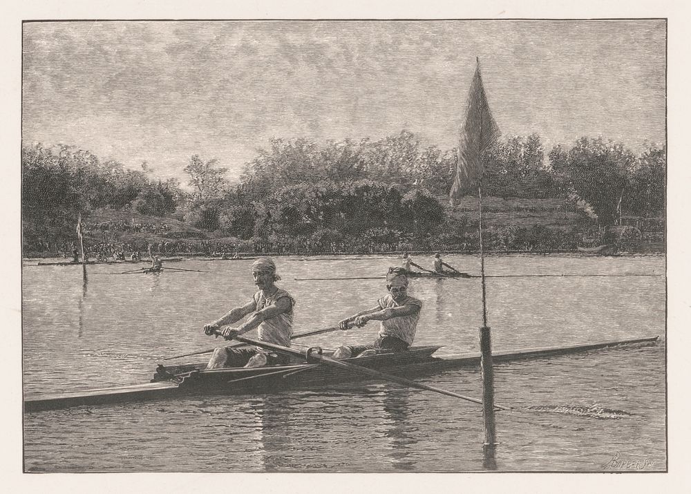 Biglin Brothers turning stake, painting | Free Photo Illustration - rawpixel