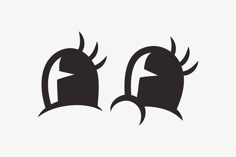 Female eyes retro line illustration, | Premium PSD - rawpixel