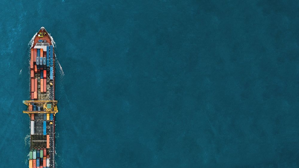 Container ship desktop wallpaper | Premium Photo - rawpixel