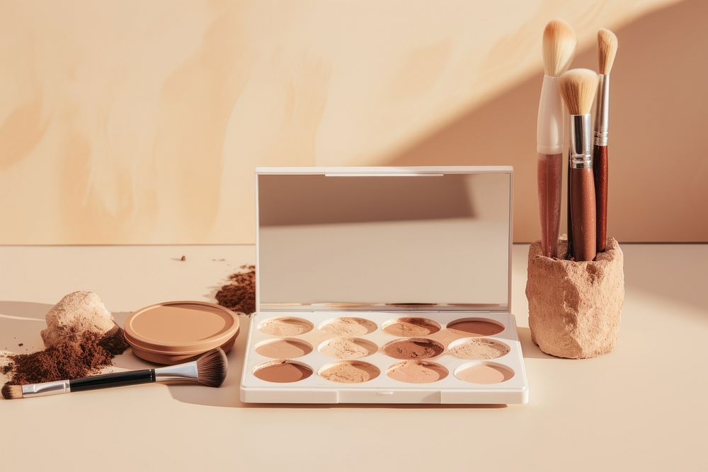 Earth tone makeup palette | Premium Photo - rawpixel