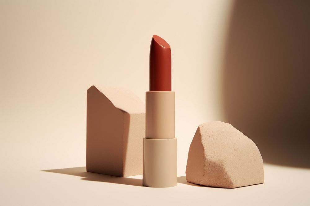 Minimal red lipstick, earth tone | Free Photo - rawpixel
