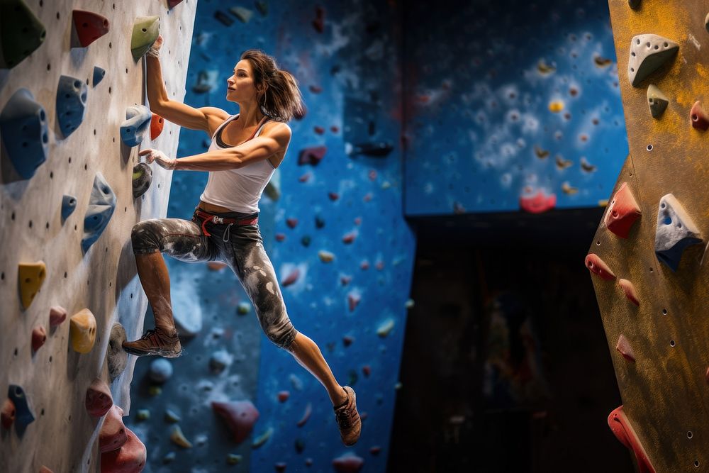 Rock climbing AI generated image | Premium Photo - rawpixel