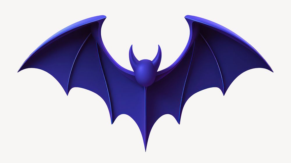 Blue bat graphic design illustration | Free Photo - rawpixel