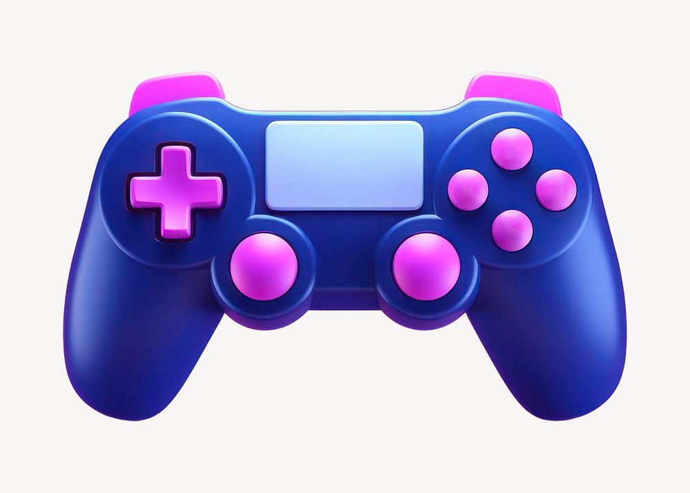 Colorful gaming controller illustration | Free Photo - rawpixel