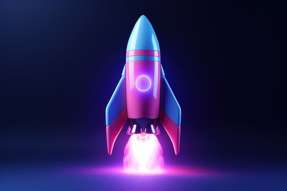 Vehicle rocket light transportation. AI | Free Photo - rawpixel