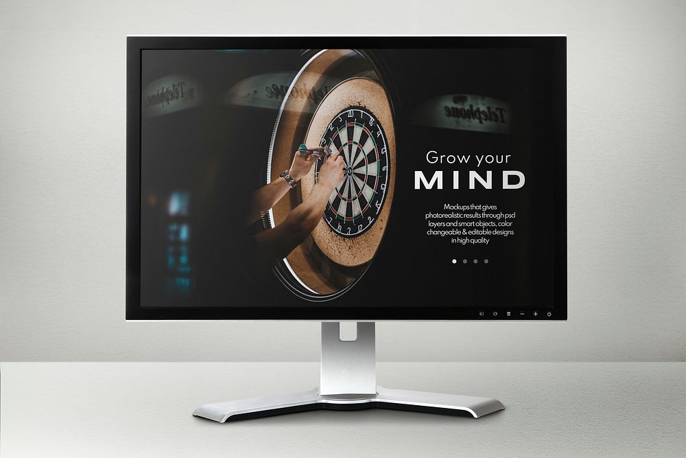 Computer screen mockup, digital device | Premium PSD Mockup - rawpixel