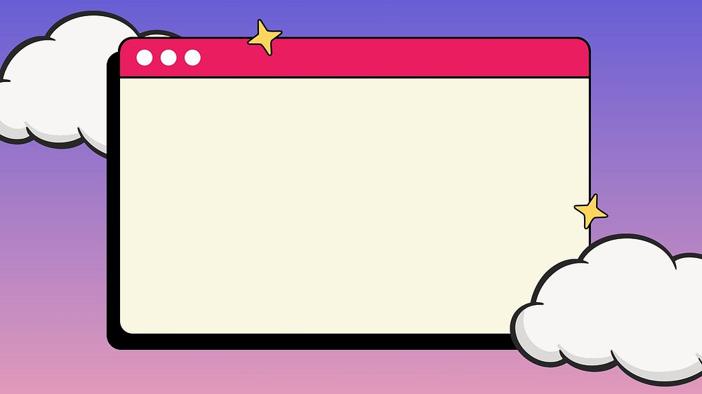 Cute pop up desktop wallpaper | Free Photo Illustration - rawpixel