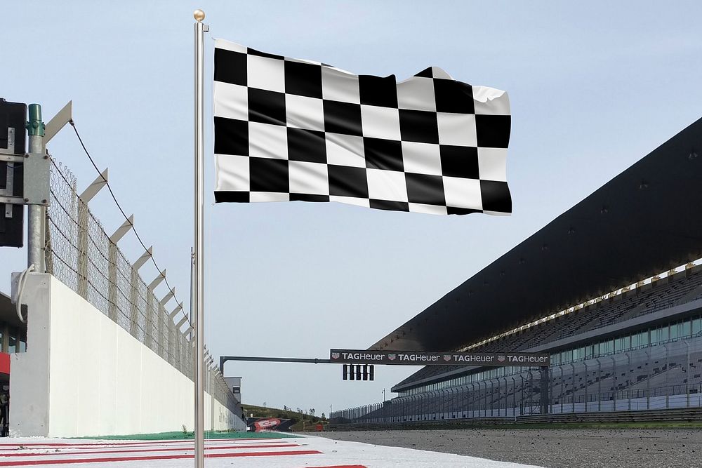 Car racing flag on race | Free Photo - rawpixel