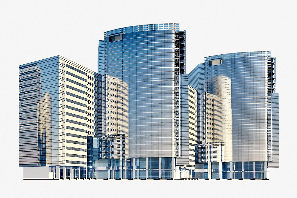 Multiple modern buildings city | Free Photo - rawpixel