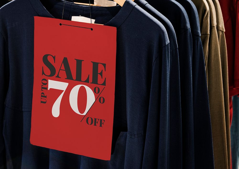 70% sale promotion poster ad | Premium PSD Mockup - rawpixel