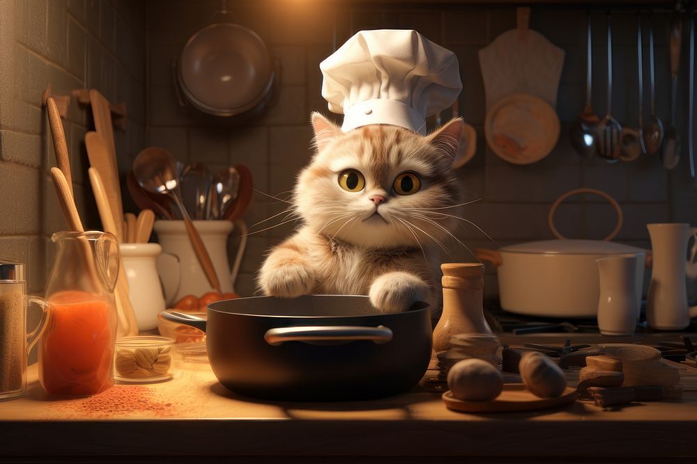 Cookware cutlery mammal animal | Free Photo - rawpixel