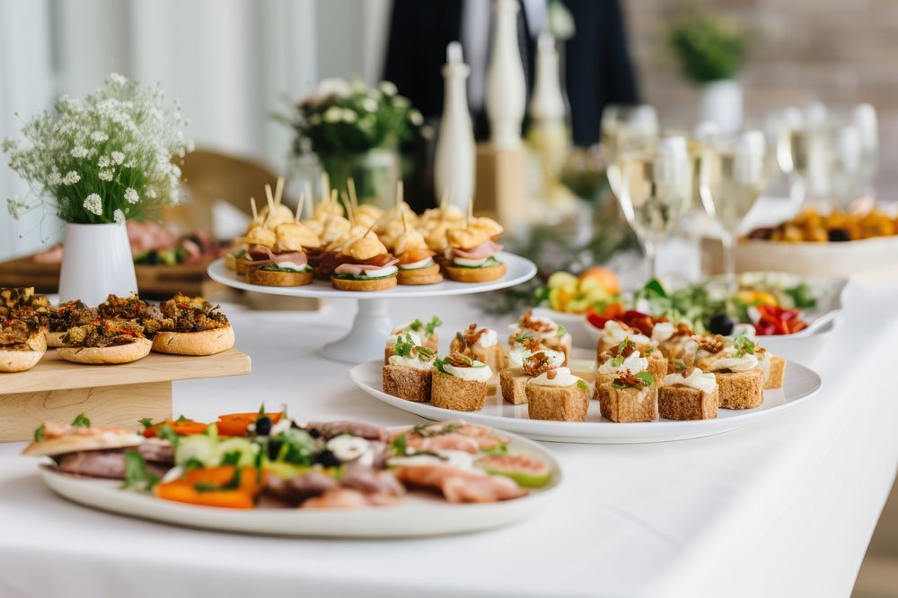 Table food restaurant appetizer. AI | Free Photo - rawpixel