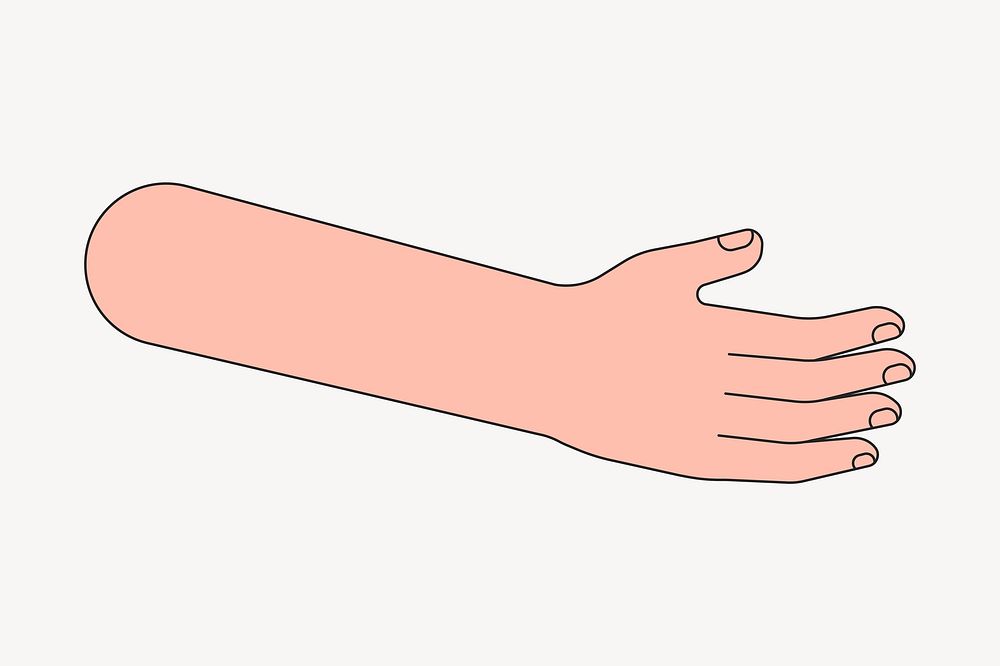 Arm hand, body part flat | Free Photo - rawpixel