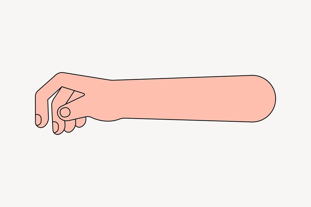 Hand arm, gesture flat collage | Free Vector - rawpixel