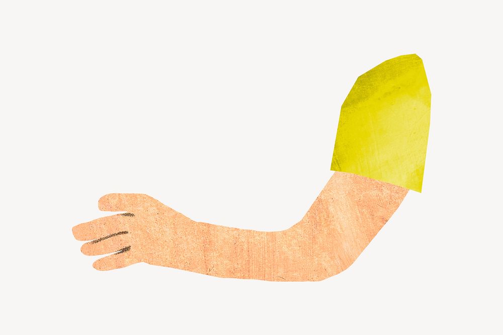 Woman's arm gesture, paper craft | Premium PSD - rawpixel