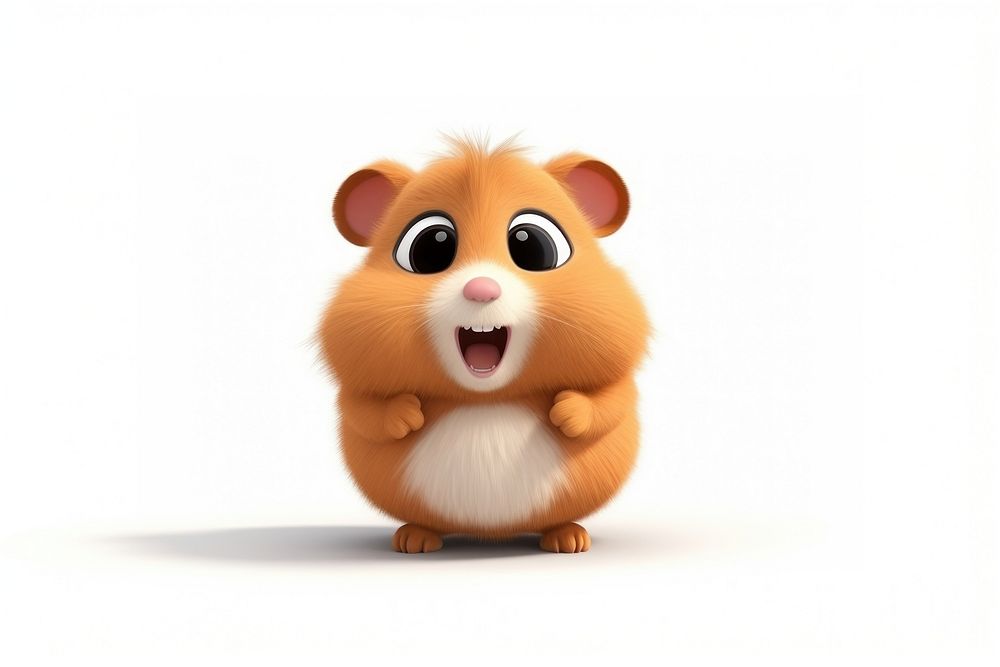 Hamster cartoon mammal rodent. | Free Photo Illustration - rawpixel