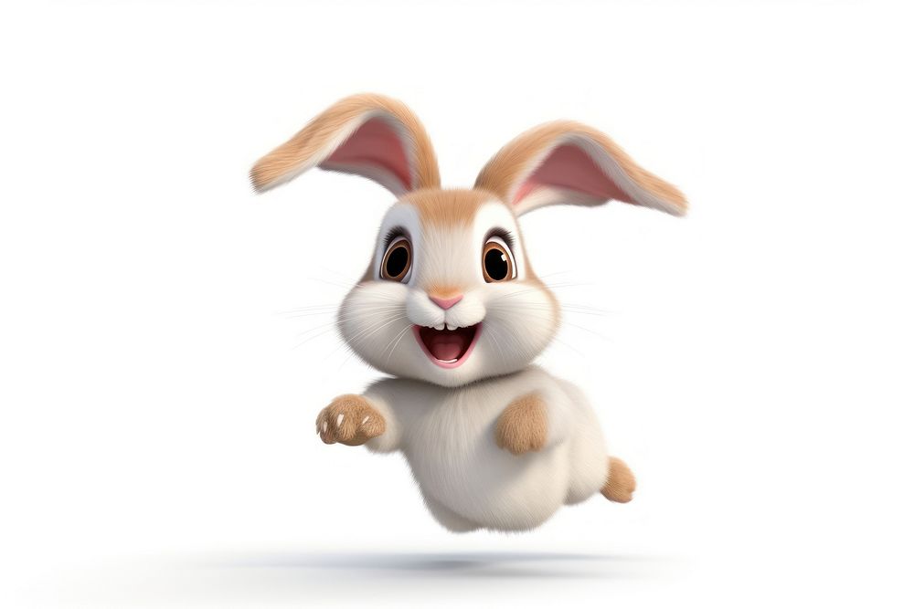 Cartoon animal mammal rabbit. AI | Premium Photo Illustration - rawpixel