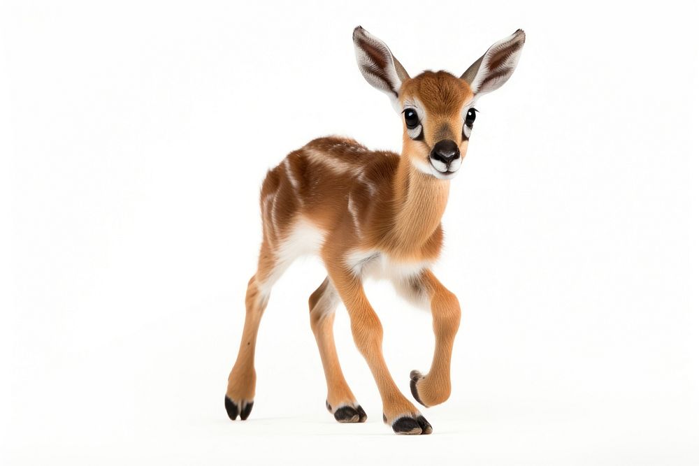 Wildlife animal mammal white background. | Premium Photo - rawpixel