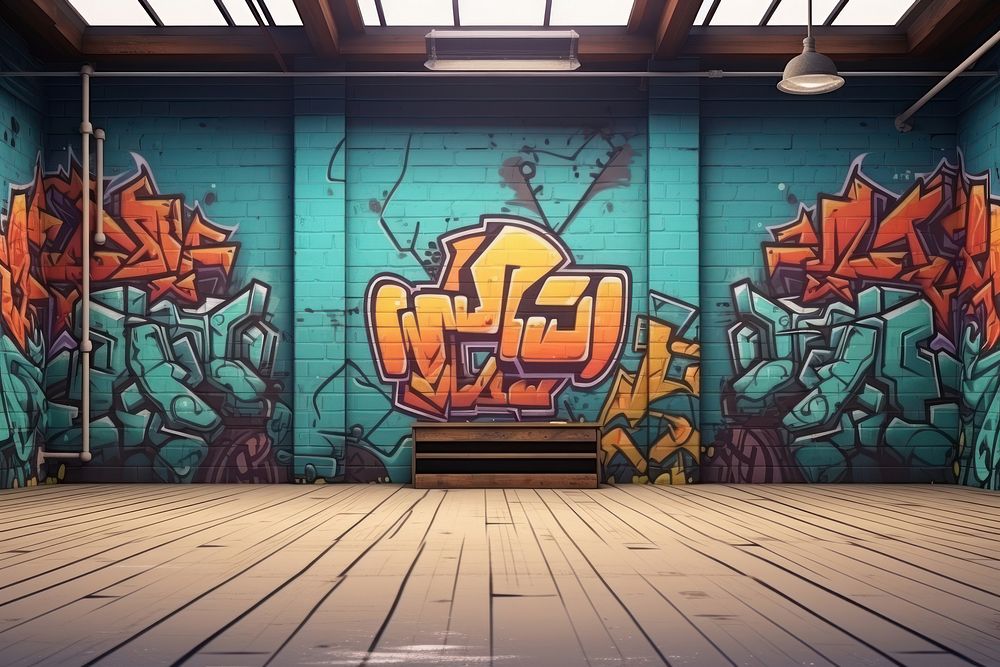Graffiti art painting cartoon. AI | Free Photo Illustration - rawpixel