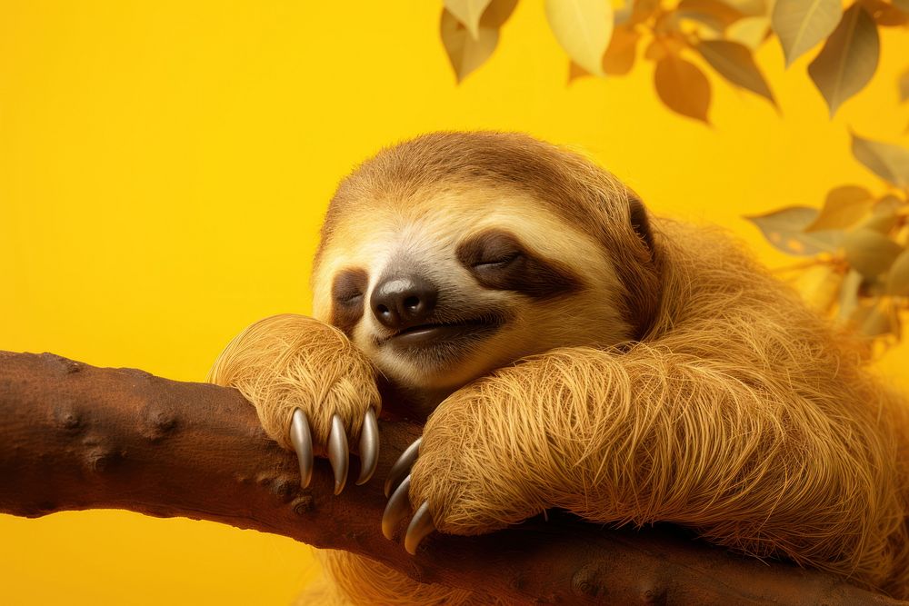 Sloth wildlife animal mammal. AI | Free Photo - rawpixel