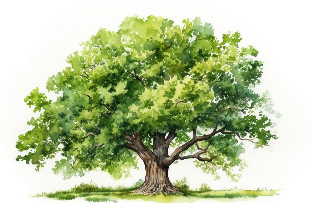 Tree plant oak tranquility. AI | Free Photo - rawpixel