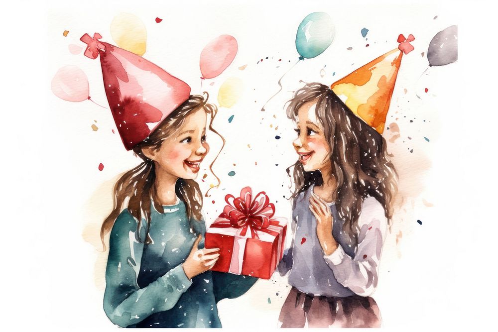 Birthday portrait balloon party. AI | Free Photo - rawpixel