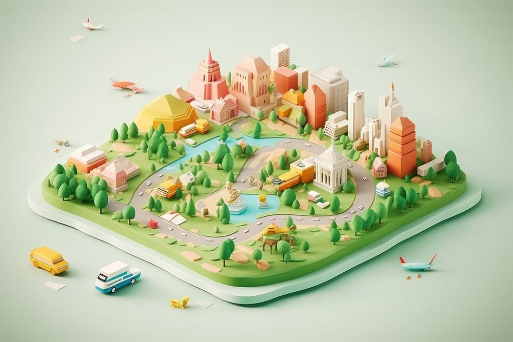 Vehicle travel map transportation. | Premium Photo Illustration - rawpixel