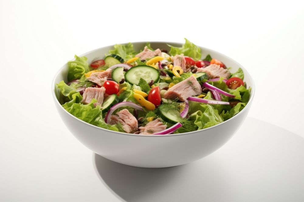 Salad vegetable food meat. | Premium Photo - rawpixel