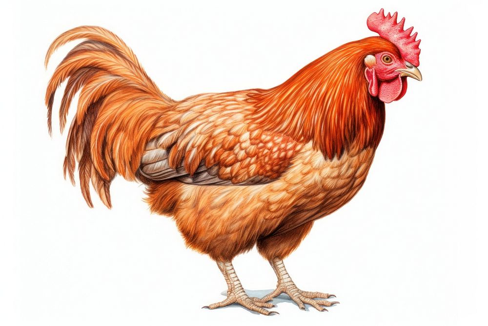 Chicken poultry animal bird. | Free Photo Illustration - rawpixel