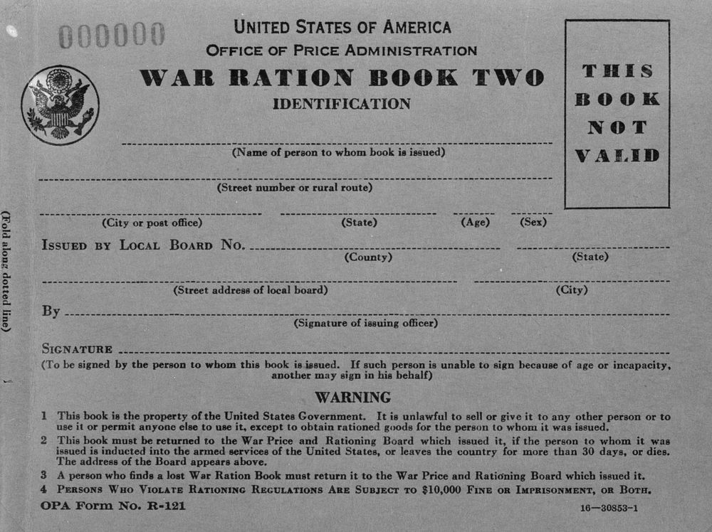 war ration book number two. | Free Photo - rawpixel