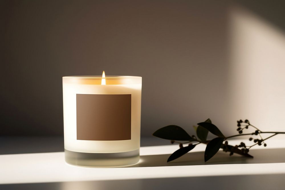 Blank scented candle label design | Premium Photo - rawpixel