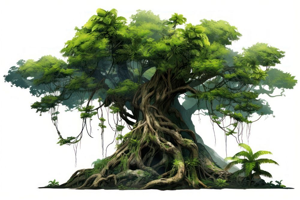 Tree outdoors forest nature. AI | Premium Photo Illustration - rawpixel