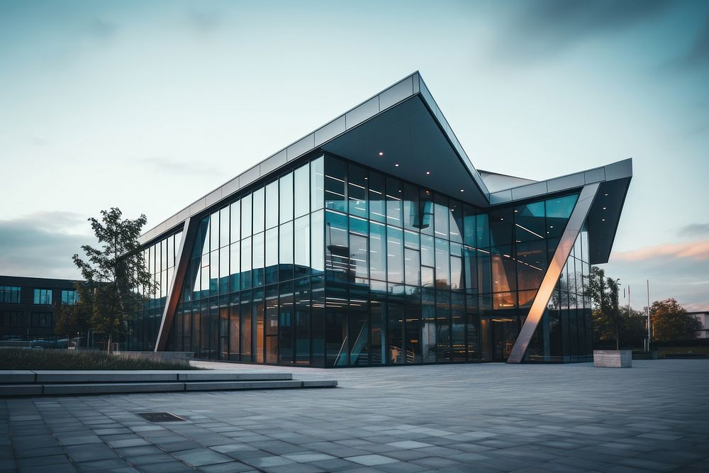 Architecture building headquarters reflection. | Free Photo - rawpixel